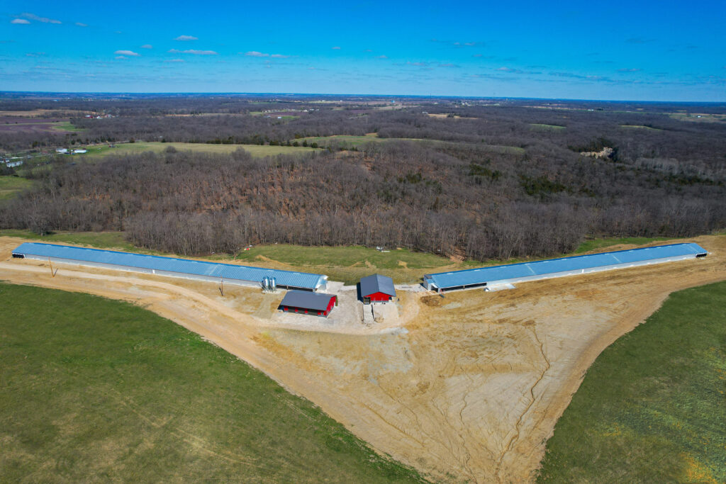 Free Range Egg Layer House Construction In The Midwest