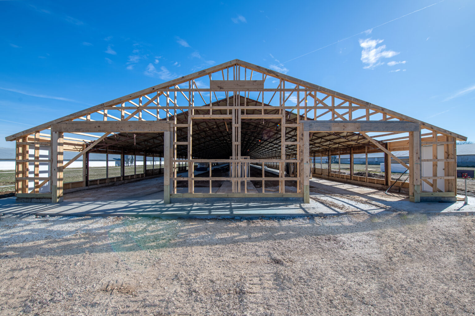 Free Range Egg Layer House Construction In The Midwest