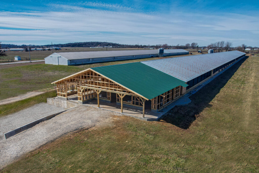 Retrofitted Commercial Free Range Layer House In Buffalo MO